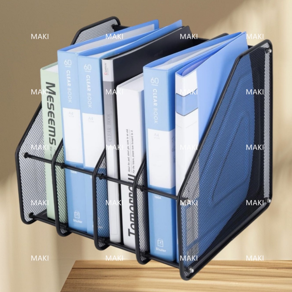 4Layer desk organizer school supplies desk file organizer for document ...