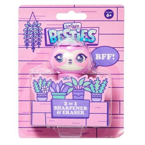 SMIGGLE SHARPENER + ERASER (BESTIES) | Shopee Philippines