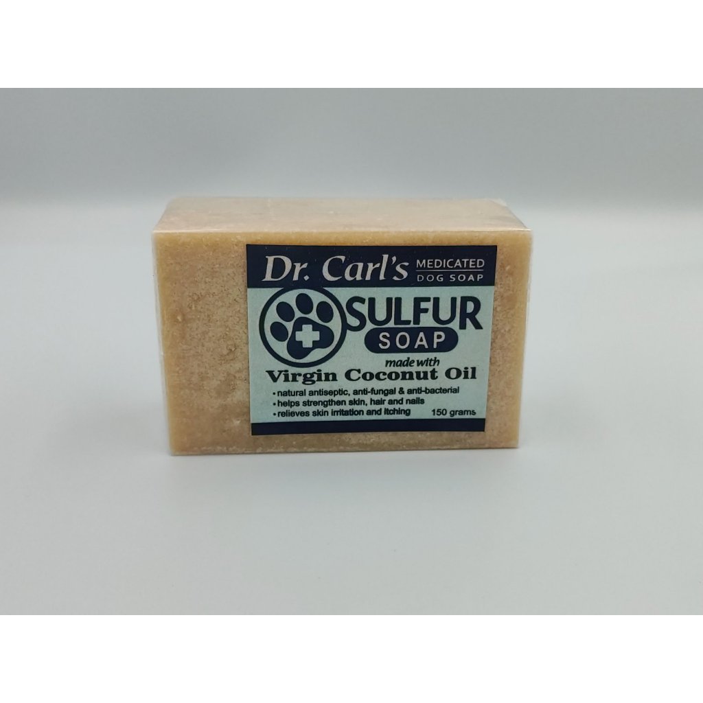 Dr Carl's Medicated Dog Soap Sulfur Soap made with Virgin Coconut Oil ...