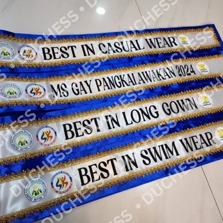 Shop sash for pageant for Sale on Shopee Philippines