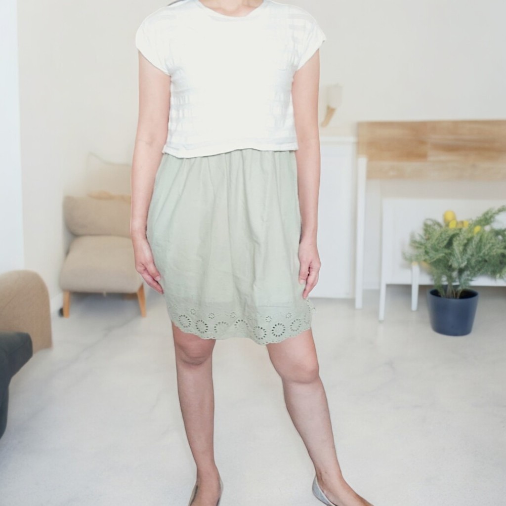 KYU Code: PD #2011 Two-Tone Dress | Shopee Philippines