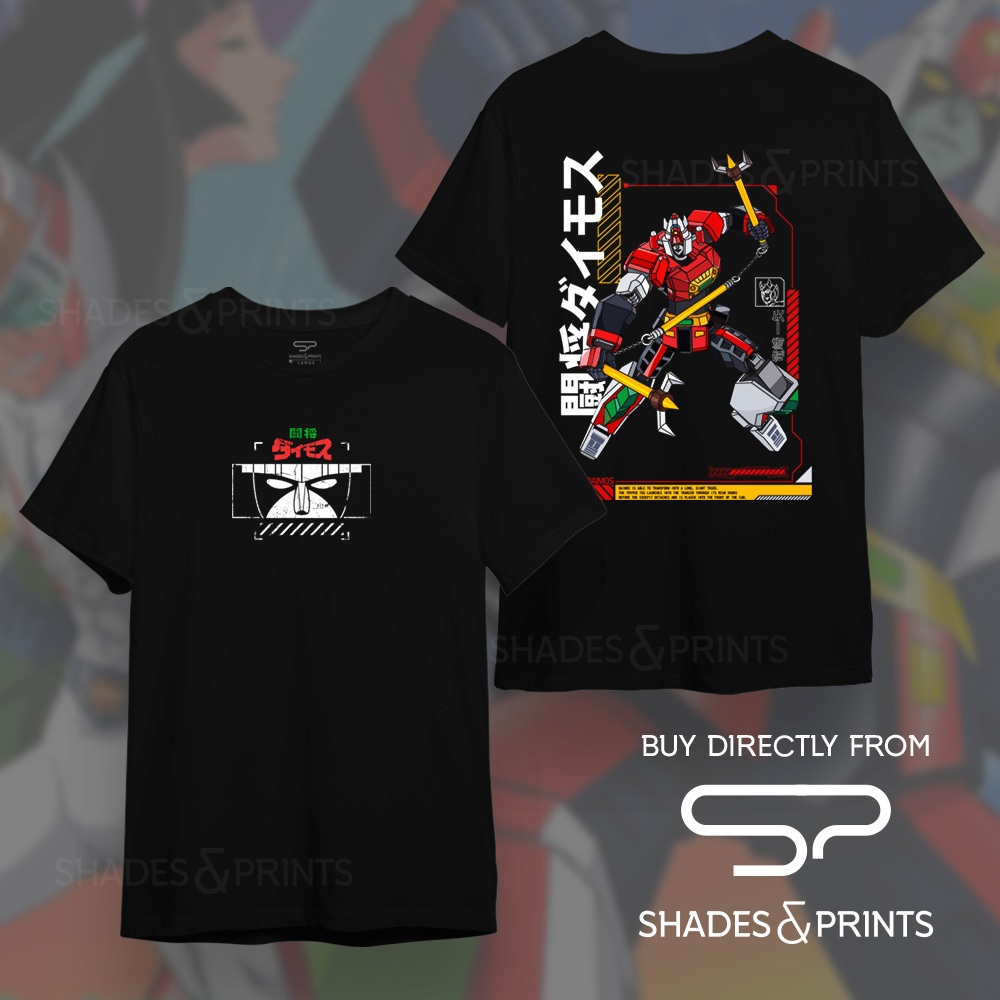Daimos Japan Anime Printed Shirt comfortable wear retro shirt Japan ...