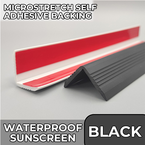 1M Anti Slip Strip For Stair Ladders Safe Stair Nosing PVC 3.2 FT x 2 ...