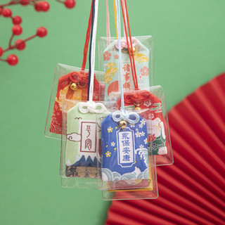 Japanese Asakusa Temple Imperial Guardian Omamori Amulet Charms ...