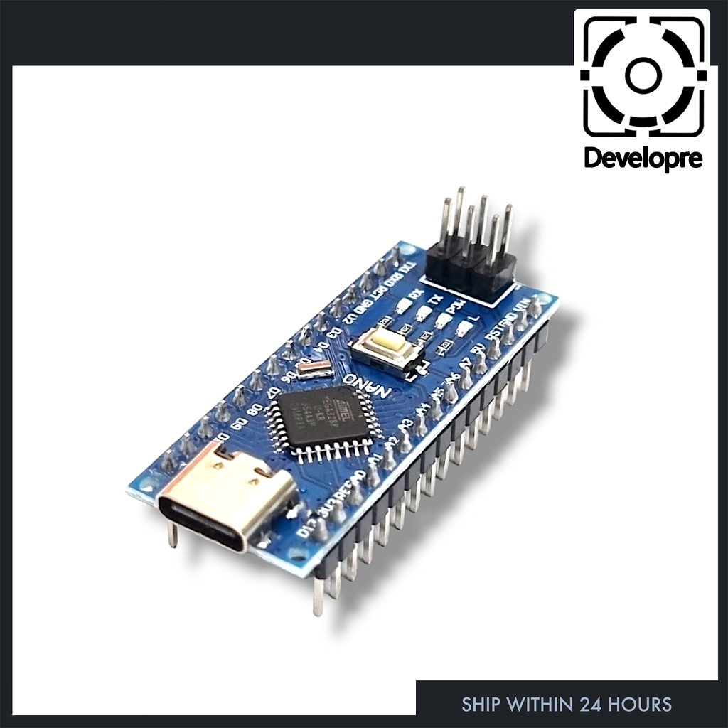 Arduino Nano ATmega328P CH340G CH340 Soldered Unsoldered | Shopee ...