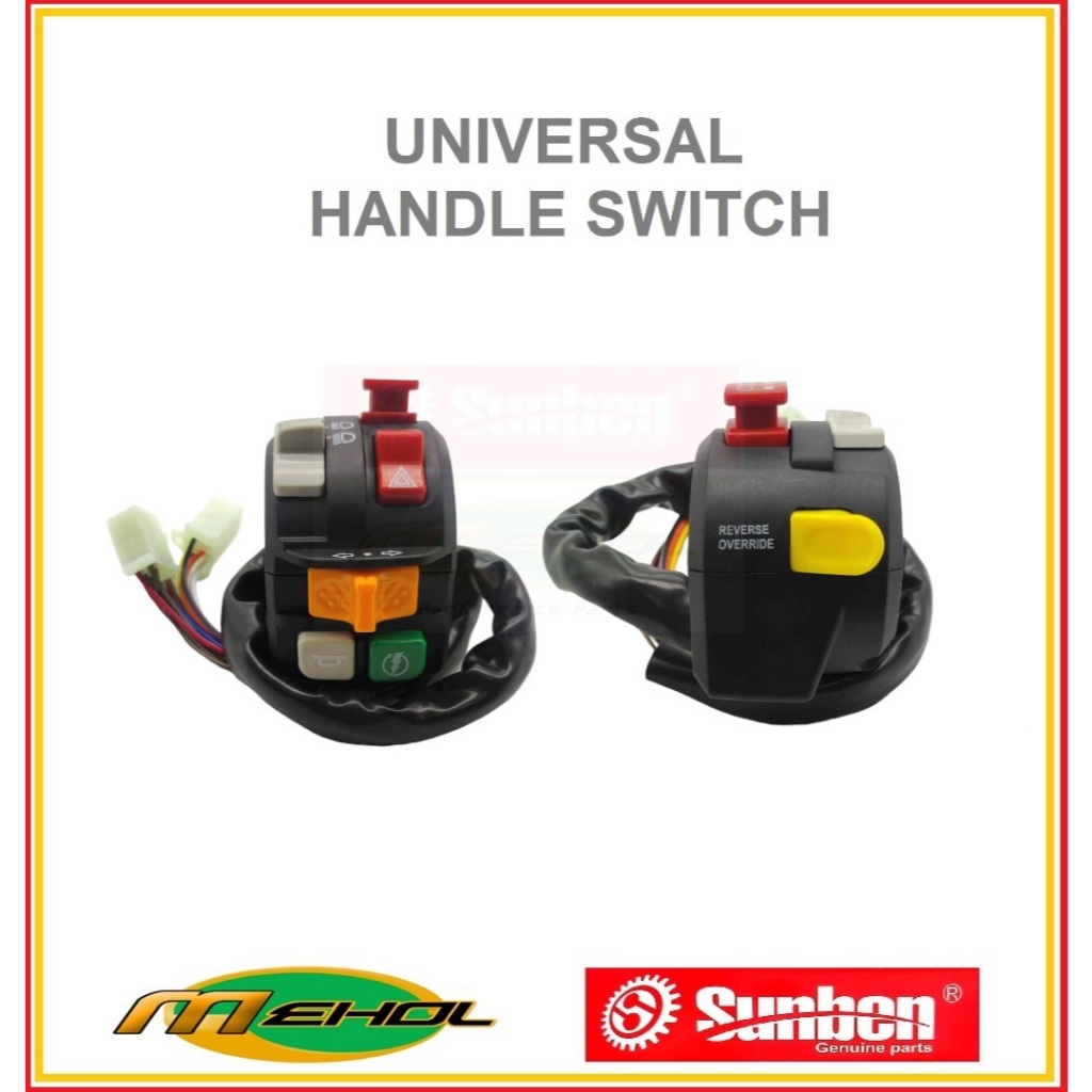 UNIVERSAL HANDLE SWITCH LEFT SIDE FOR MOTORCYLCE | Shopee Philippines