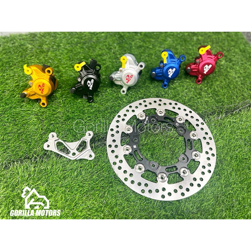 RCB R55 2Pot Caliper with Big Disc and Bracket for Honda AIRBLADE 150/ ...