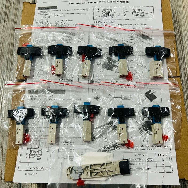 SC CONNECTOR BUTTERFLY FIBERHOME FTTH FIBER OPTIC (BRANDNEW) | Shopee ...