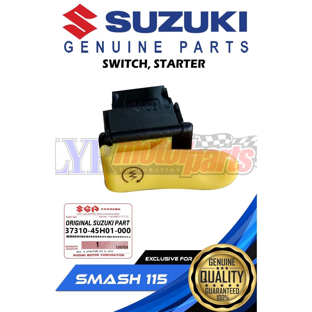 SUZUKI GENUINE SWITCH ASSY, STARTER FOR SMASH 115 ( 37310-45H02-000 / ...
