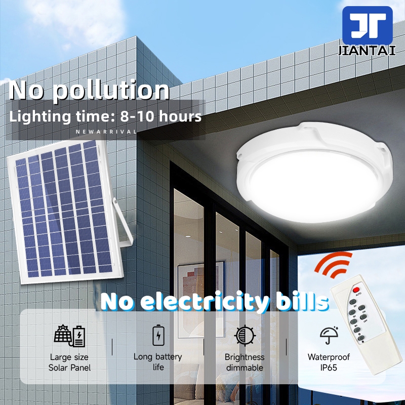 Solar LED Ceiling/Pendant Indoor Outdoor light Waterproof Intelligent ...
