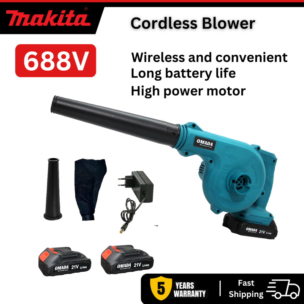 Powerful 3 in 1 Portable Cordless Air Blower Wireless Car Leaf Blower ...