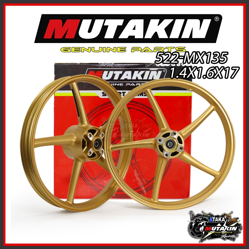 MUTAKIN 522 NEW Ultra-Thin MAGS Sniper MX135 Y125Z iFront Disc Rear ...