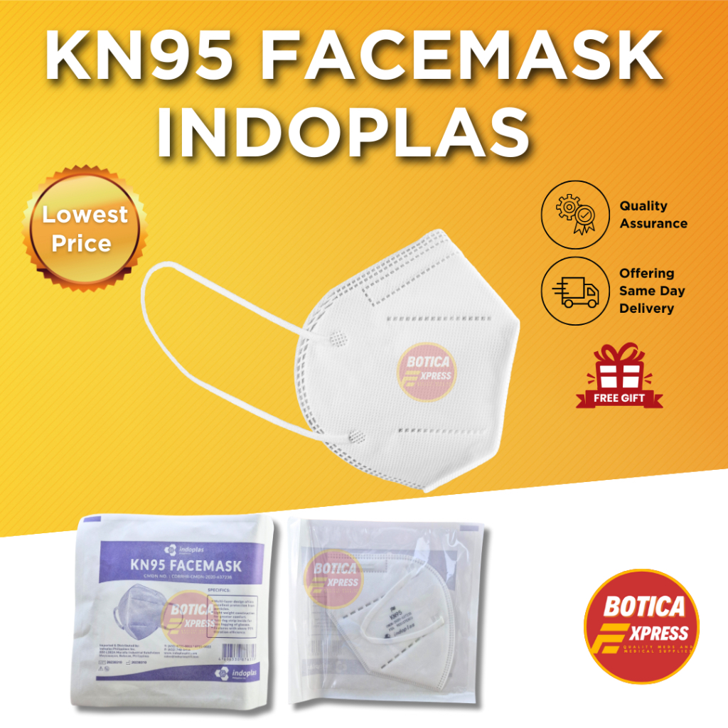 Face Mask KN95, INDOPLAS (PER PIECE) | Shopee Philippines
