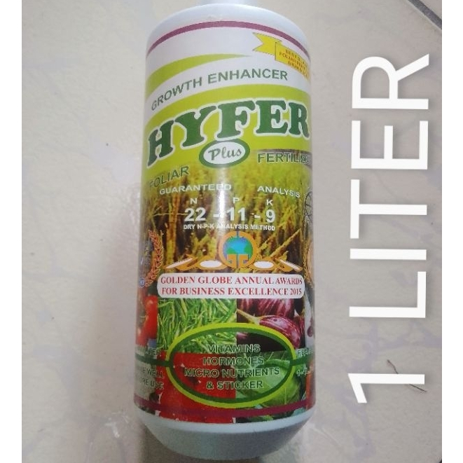 HYPER PLUS 22-11-9 GROWHT ENHANCER(1 LITER) | Shopee Philippines