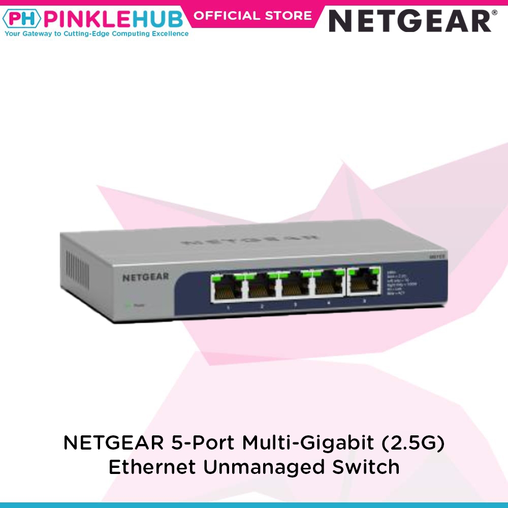 NETGEAR 5-Port Multi-Gigabit (2.5G) Ethernet Unmanaged Switch (MS105 ...