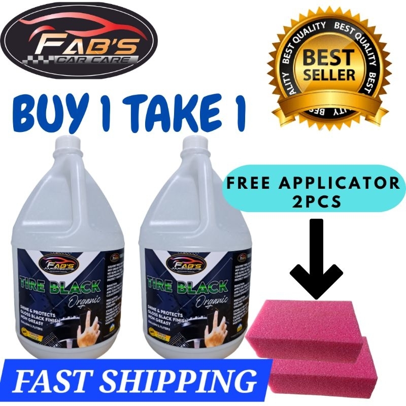 FABS TIREBLACK GLOSSY ORGANIC 2 GAL | Shopee Philippines