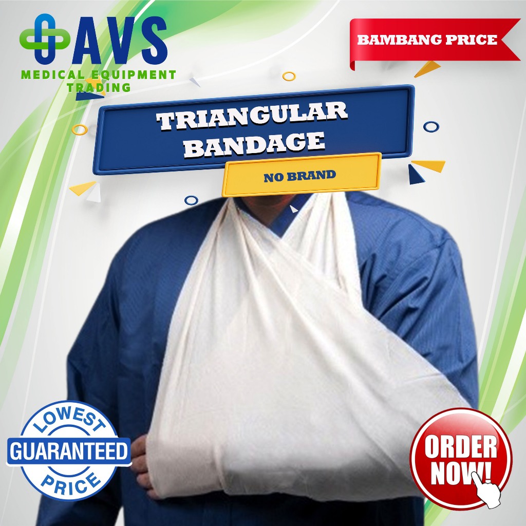 OREX BRAND Triangular Bandage 96x96x136cm - 1 pc | Shopee Philippines