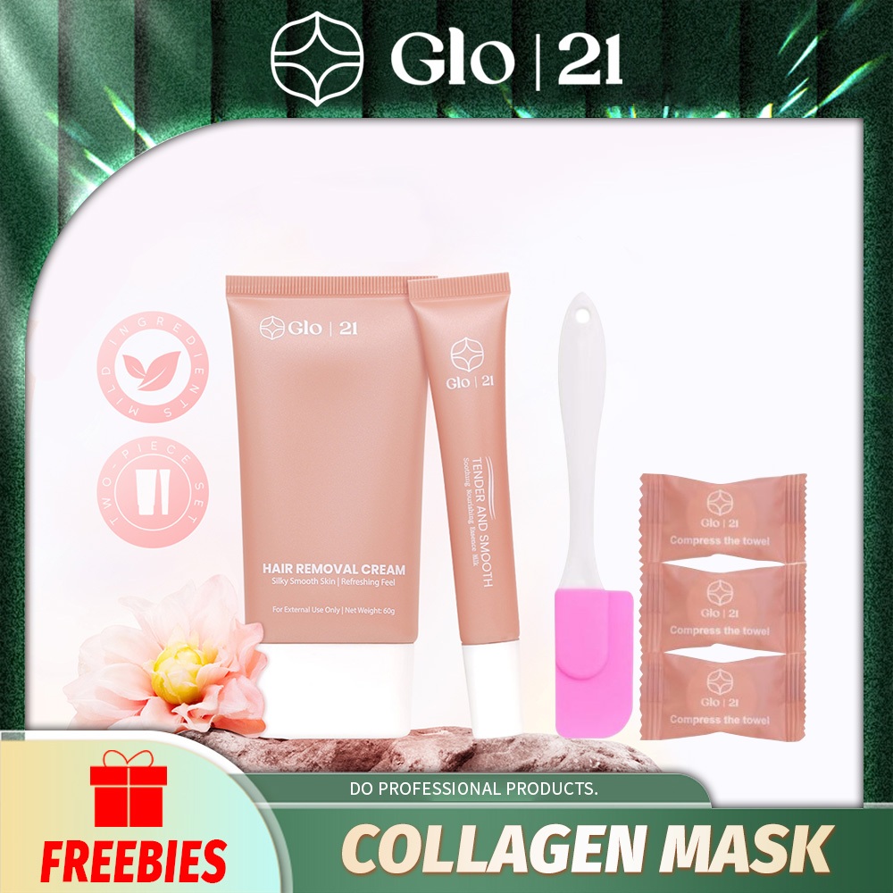 GLO21 Painless Hair Removal Cream Mild and Non irritating Wax Hair ...