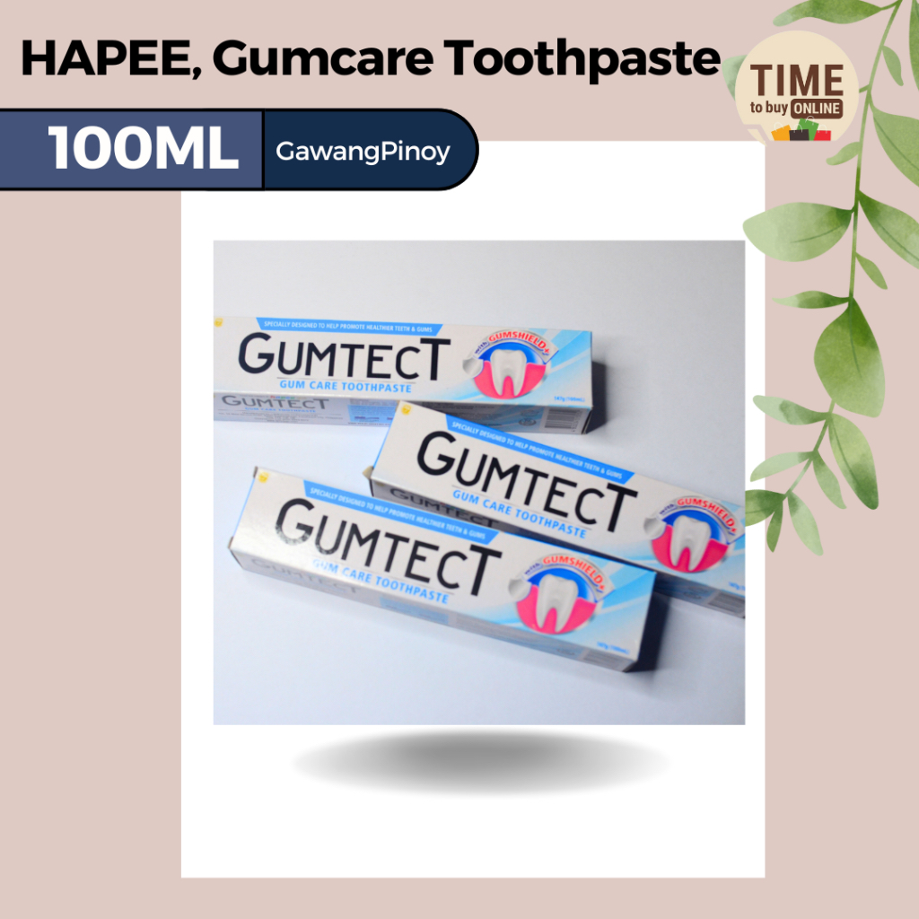 HAPEE, Gumtect Toothpaste 100ML (Blue) | Shopee Philippines