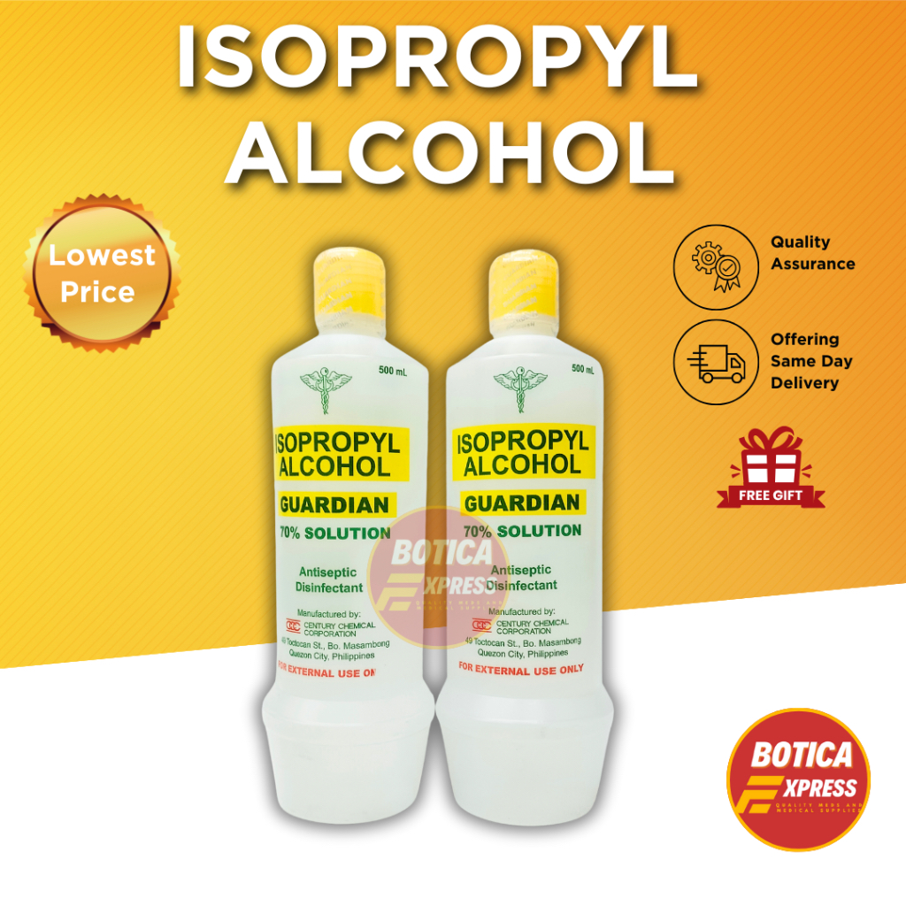 Isopropyl Alcohol 70% 500ml GUARDIAN (NON-SPRAY) | Shopee Philippines