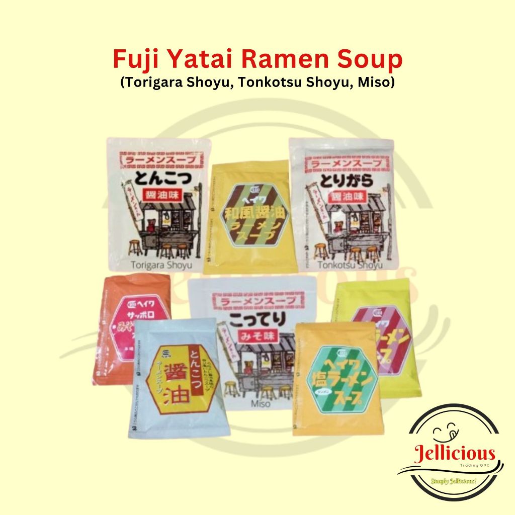 Japanese Ramen Broth Soup Base Fuji Yatai - Torigara Shoyu, Tonkotsu ...