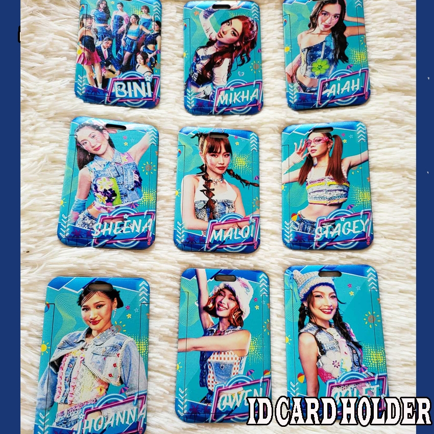 Id Card Holder Id Case BINI design Souvenirs Sliding idol Collection ...