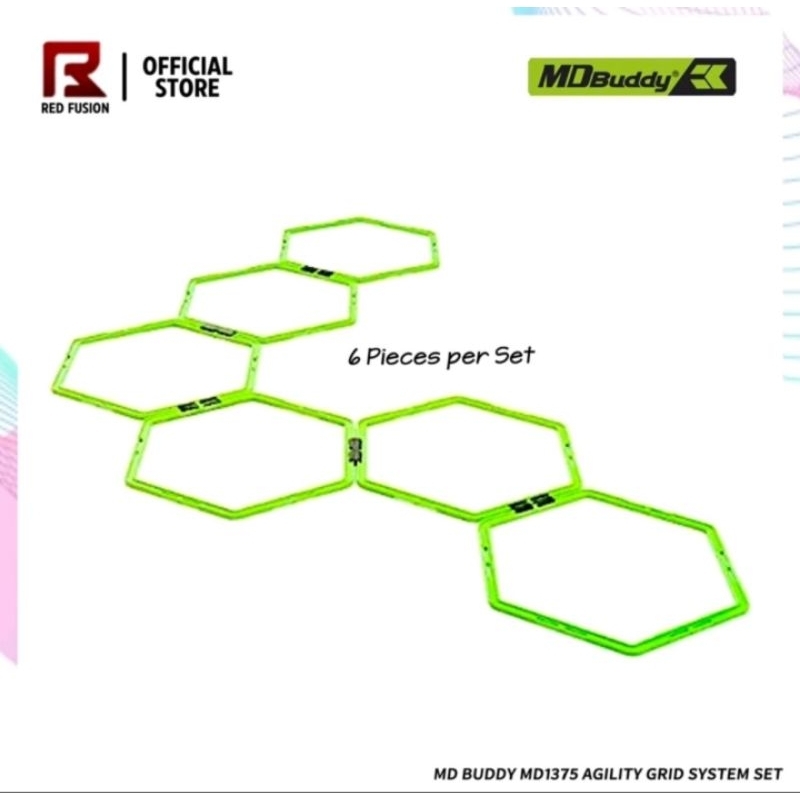 MD Buddy Agility Hex Grid Set | Shopee Philippines