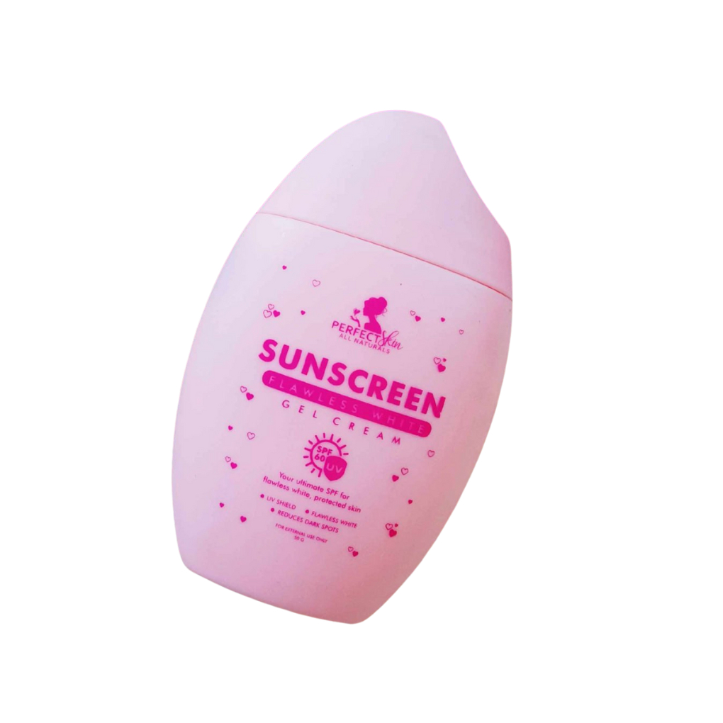 Perfect Skin Flawless White Sunscreen Gel Cream 50G | Shopee Philippines