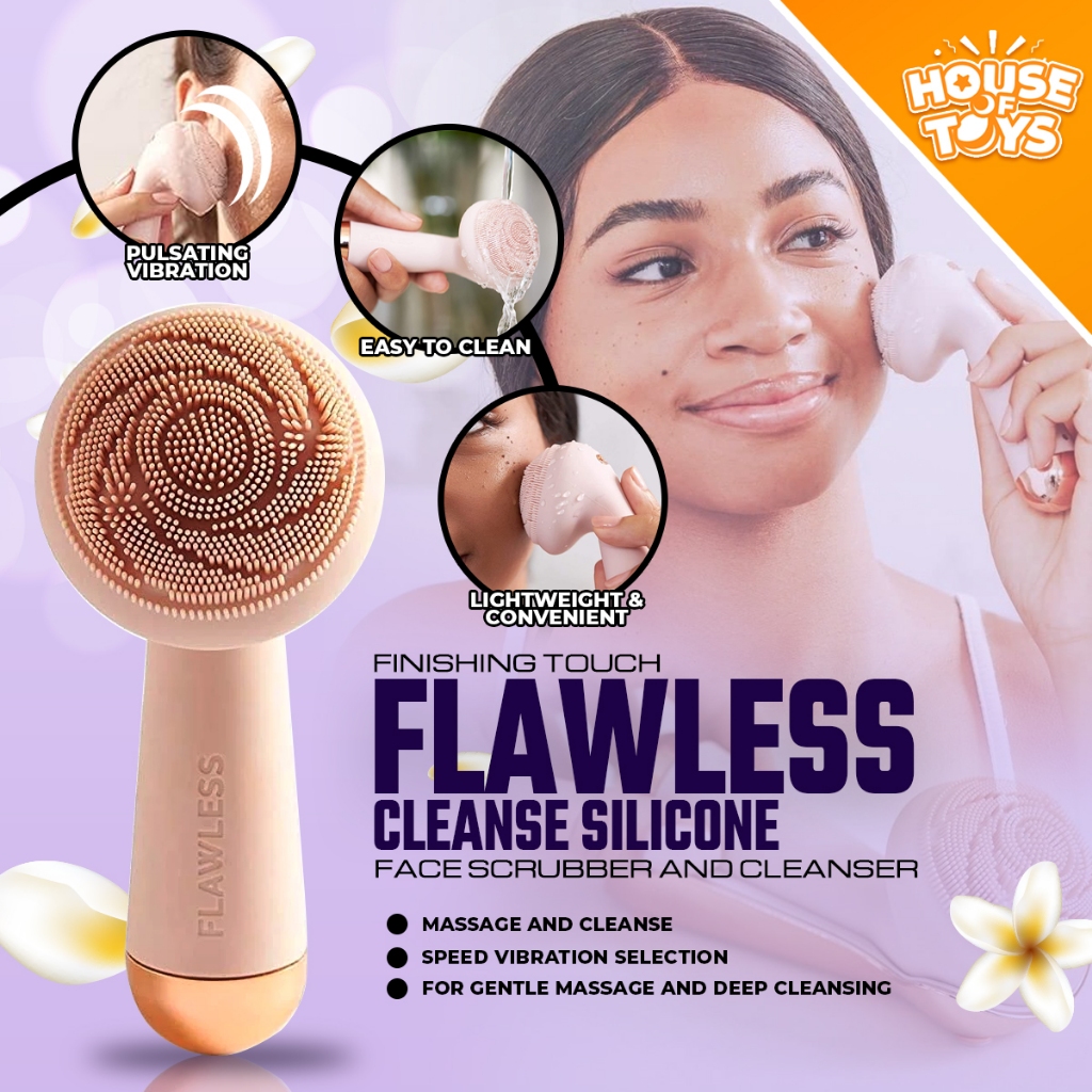 Finishing Touch Flawless Cleanse Silicone Face Scrubber and Cleanser ...
