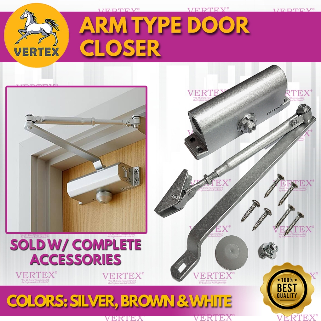 Arm Type Door Closer Automatic Hydraulic Spring With Complete ...