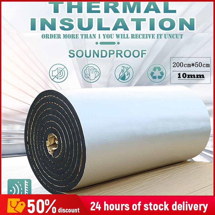 10mm thickness soundproof cotton soundproof heat insulation damping ...
