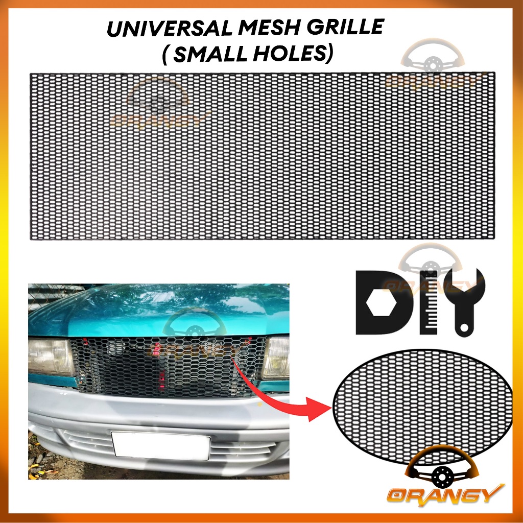 Universal OEM Honeycomb Car Mesh Grille SMALL HOLES 14MM Front Bumper ...