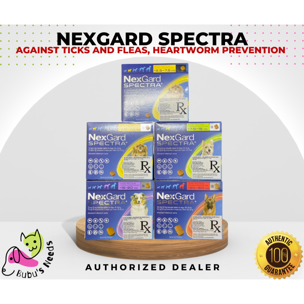 Nexgard SPECTRA For Dogs FREE STICKERS | Shopee Philippines