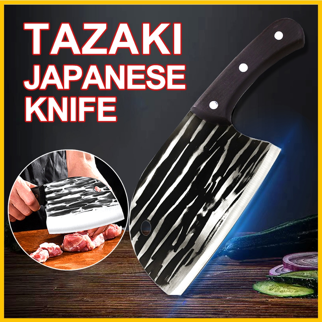 Japanese Kitchen Knife Traditional Handmade Chef's Chopper Cooking ...