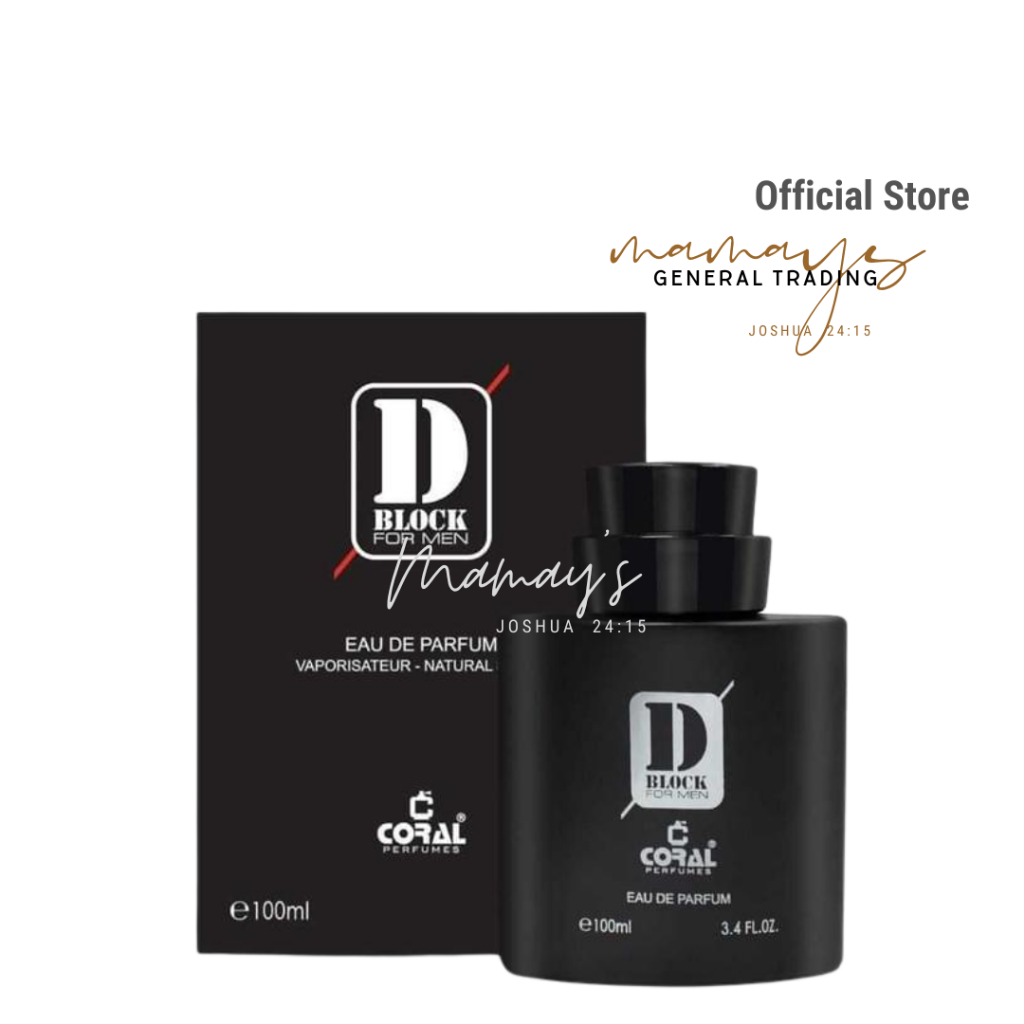 D Block Coral Perfumes for MEN 100ml (Amoy Branded!!!) | Shopee Philippines