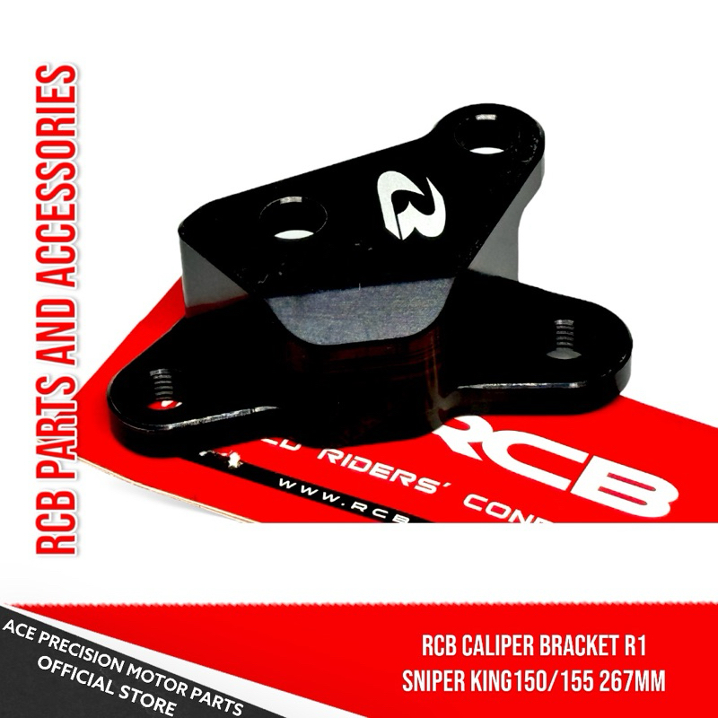 RCB R1 CALIPER BRACKET SNIPER135 | SNIPER KING150/155 | XMAX | Shopee ...
