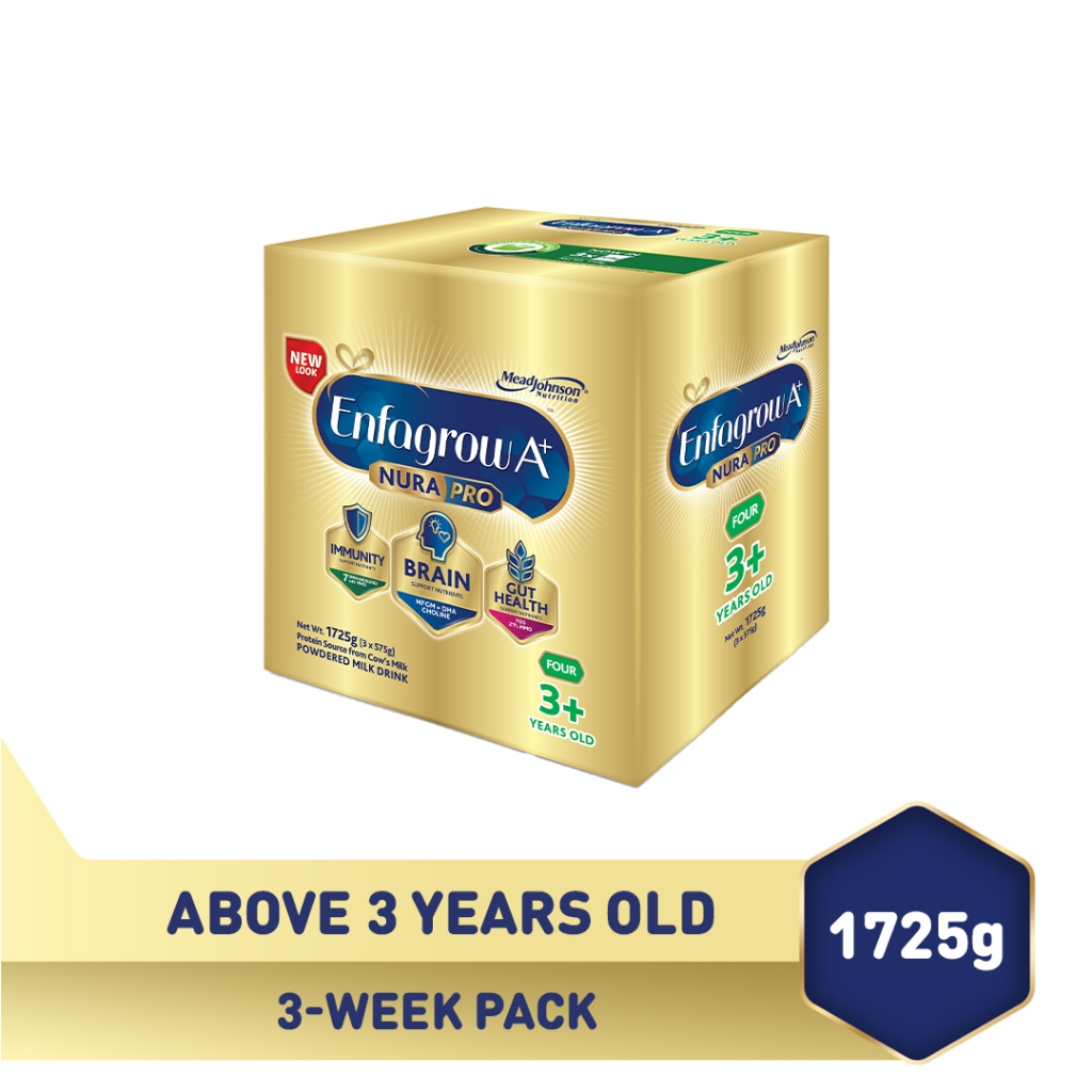 Enfagrow A+ Four Nurapro Powdered Milk Drink for Kids Above 3 Years Old ...