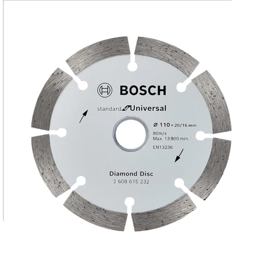 Bosch 4" Inch 110mm Diamond Disc Wheel for Concrete Marble Cutting ...