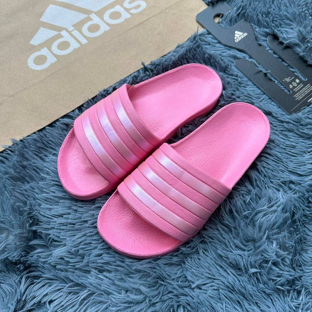 AQUA SLIDES TRIPLE BLISS PINK IF6071 | Shopee Philippines