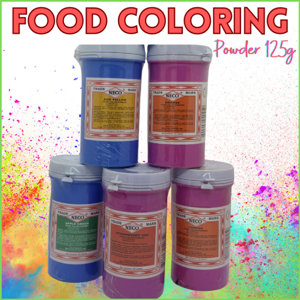 S5 Food Coloring Powder 125g NECO | Shopee Philippines