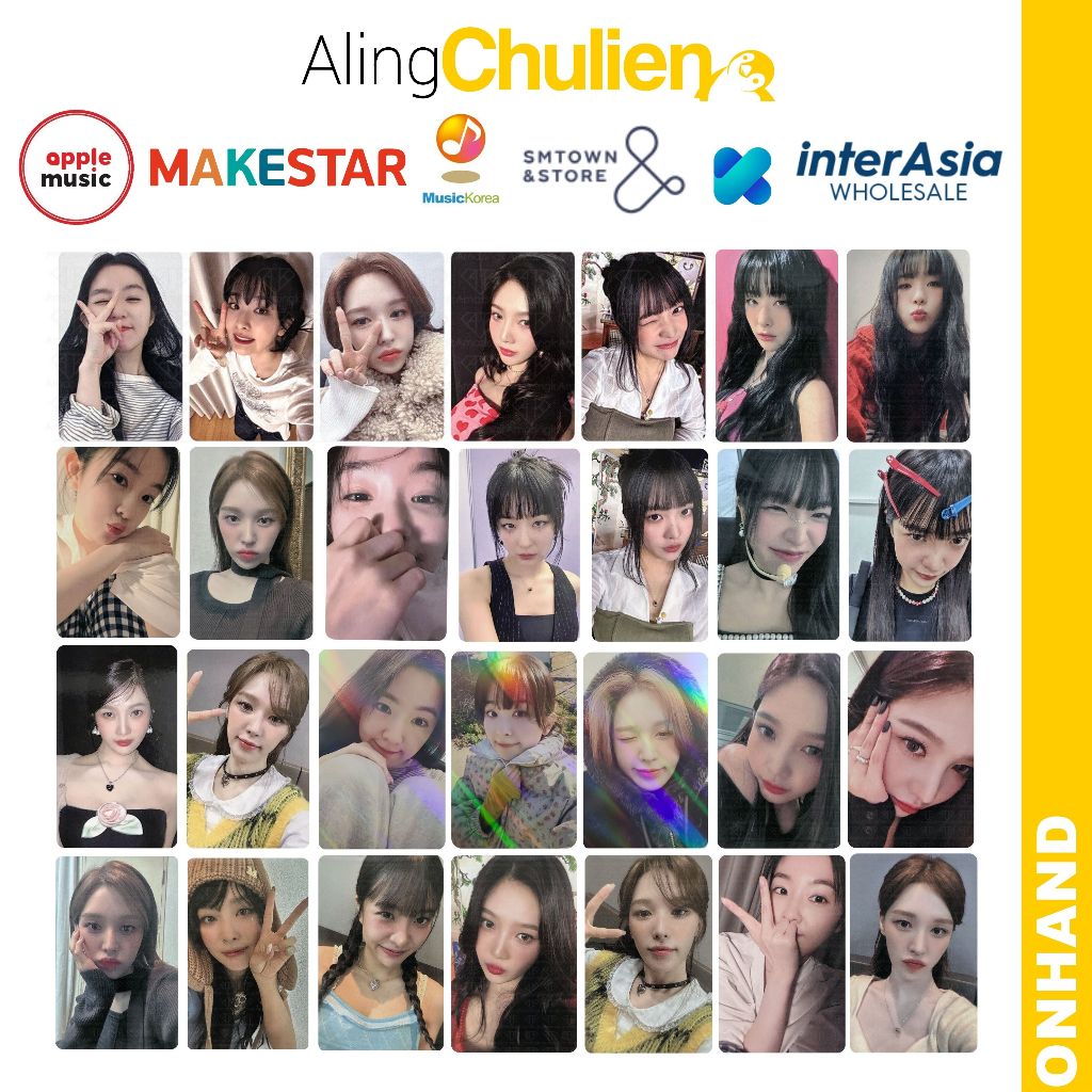 Red Velvet Chill Kill Album POB Photocard Official PC RedVelvet Applemusic Interasia Makestar ...