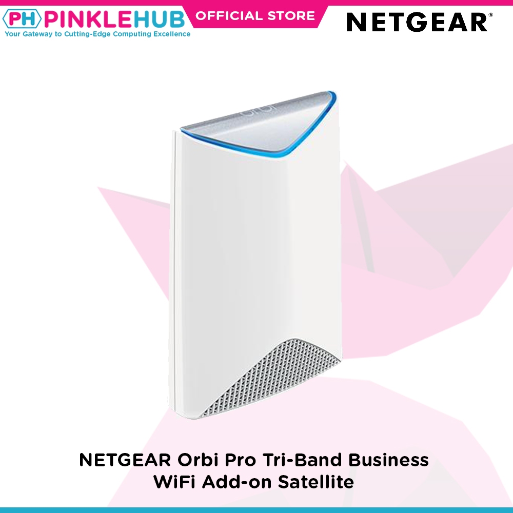 NETGEAR Orbi Pro Tri-Band Business WiFi Add-on Satellite (SRS60-100EUS ...