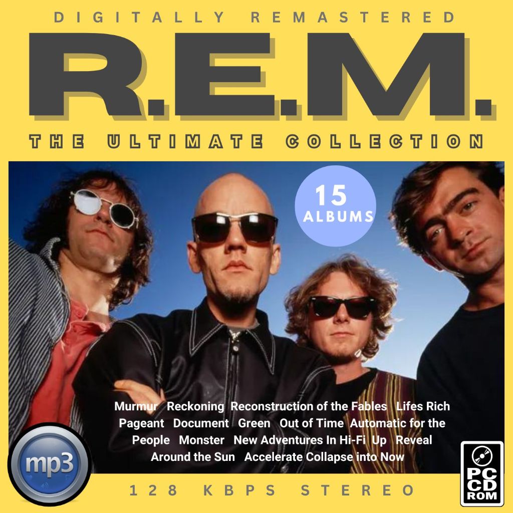 R.E.M. MP3 music CD for PCCDROM and compatibles (not playable to ...