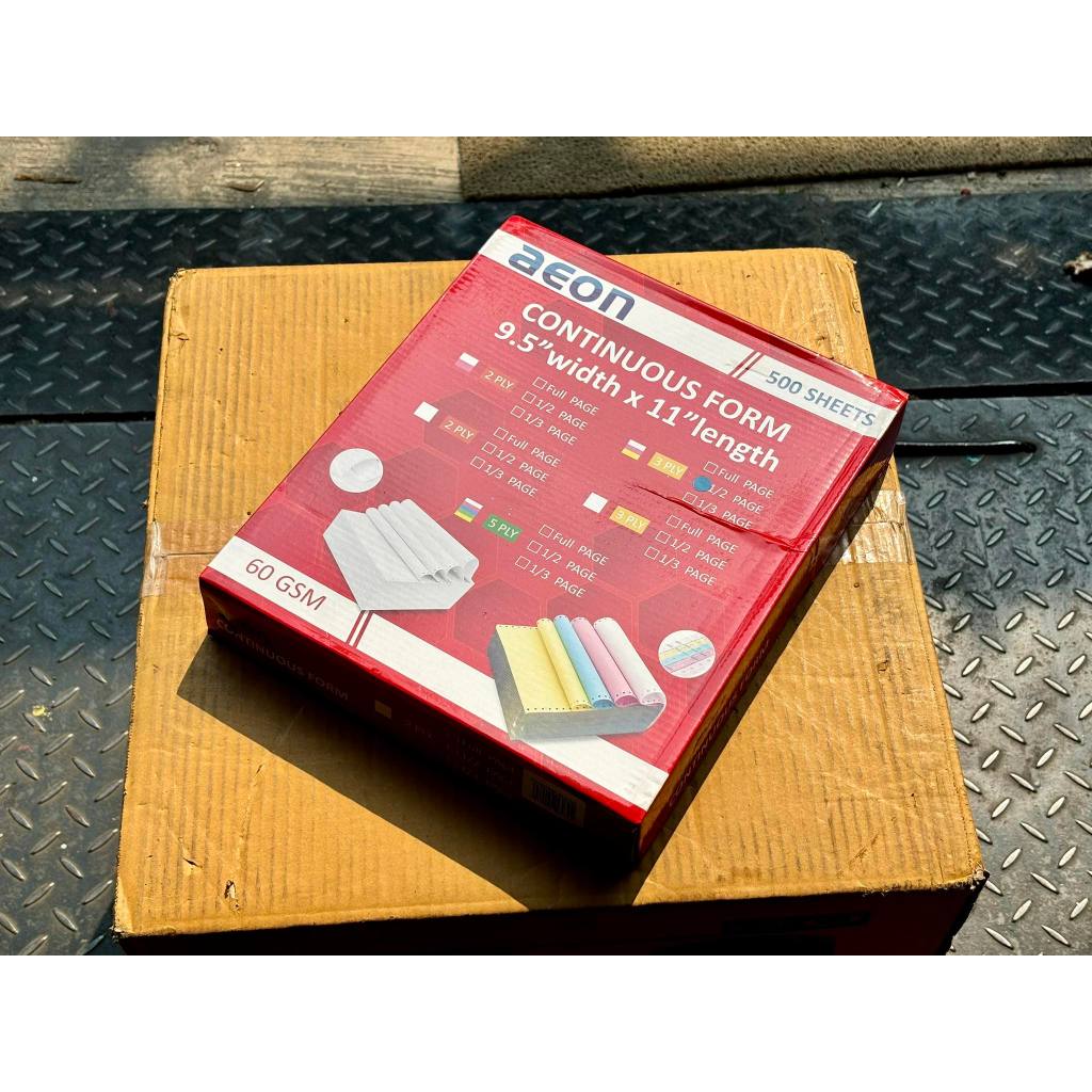 AEON 3Ply Carbonless Continuous Form Paper 1Half 500Sheets 333Sets 9 ...