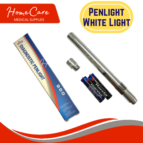 Penlight Stainless / Pen light Diagnostic - WHITE LIGHT | Shopee Philippines