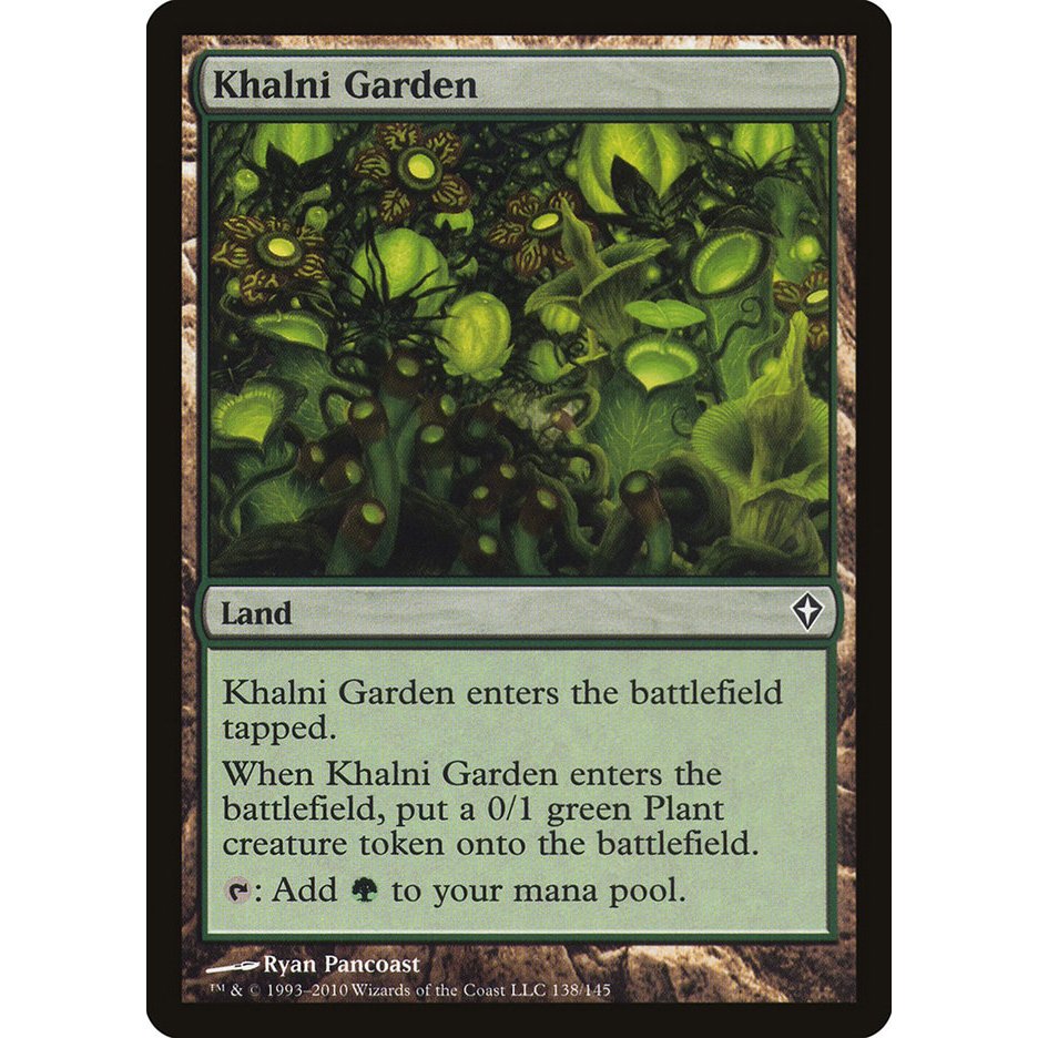 Khalni Garden - Worldwake (WWK) card | Shopee Philippines