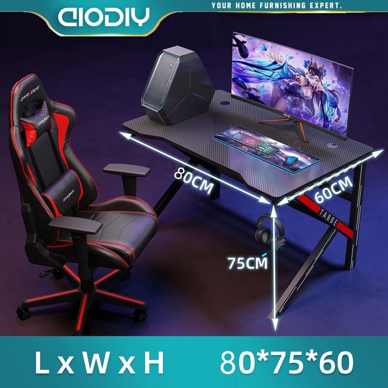Gaming Table Computer PC Game Esports Desk for Room 140/120/100cm ...