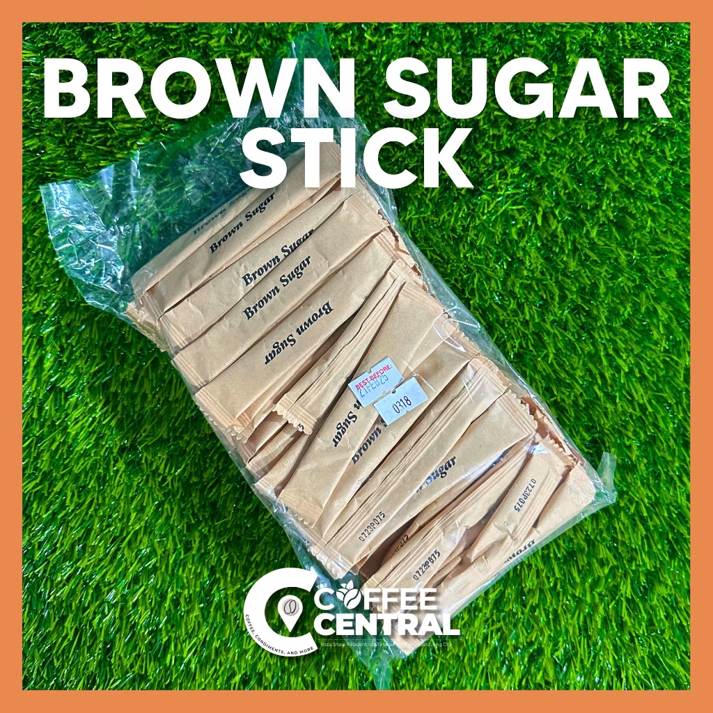 Brown Sugar Stick 5g 100pcs | Single Serve Condiments | The Coffee ...