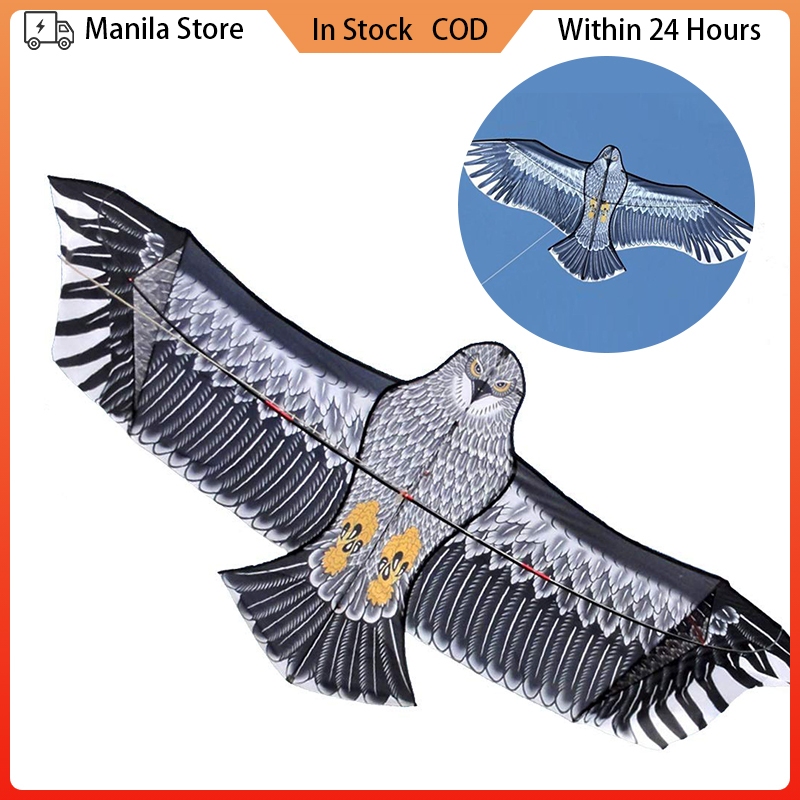 1.8m Giant Eagle Kite Flying Bird Animal Kites Easy to Fly Outdoor Fun ...