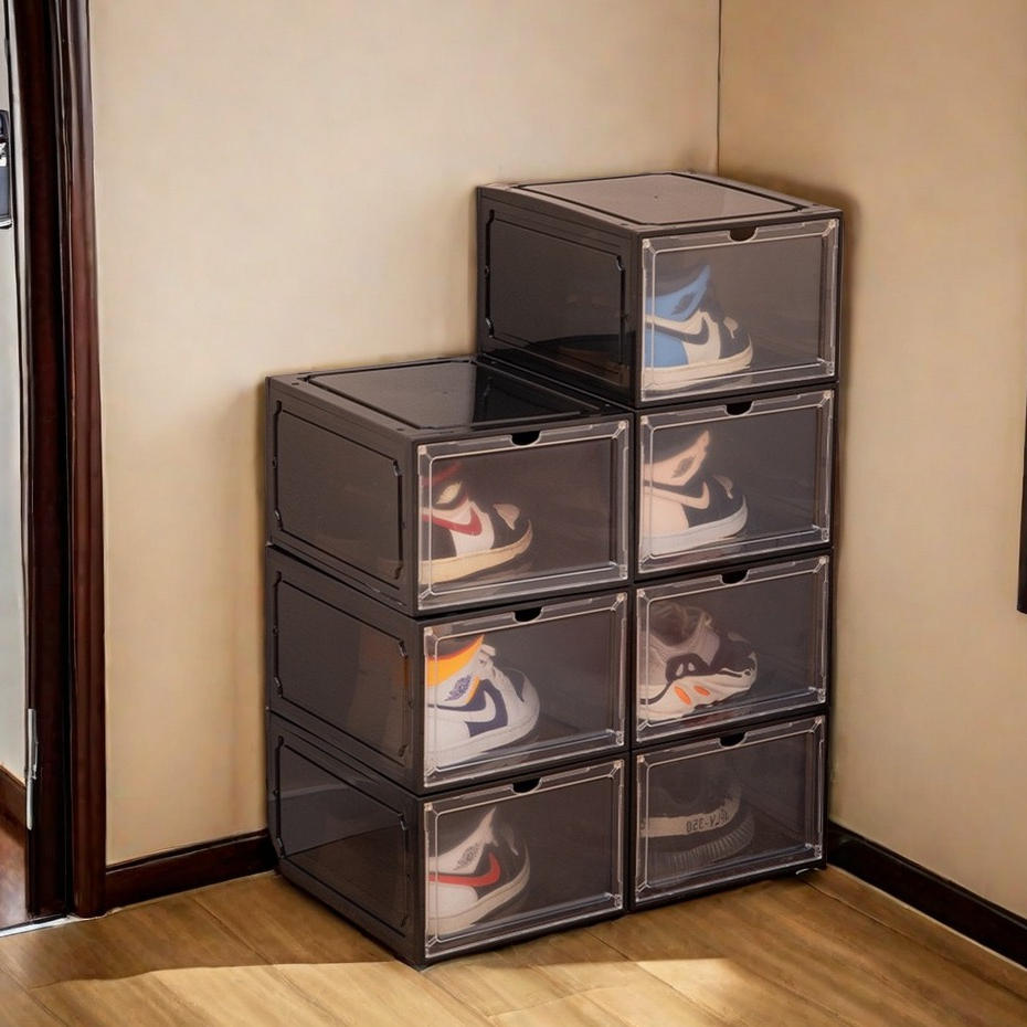 candy color shoe box Large size Drawer Foldable Organizer rack storage ...